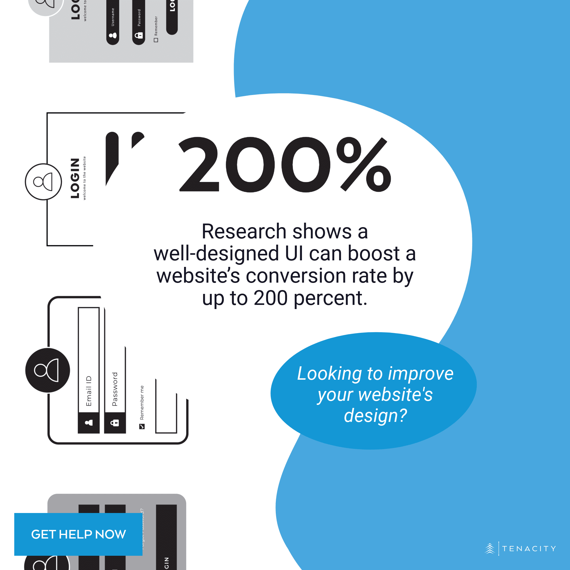 How a Well-Designed UI Increases Conversions by 200% - Tenacity